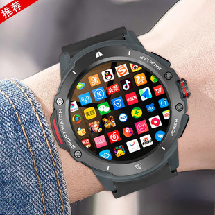 爆款KB08圆盘智能手表多功能5G全网通插卡wifi下载游戏抖音运动-阿里巴巴