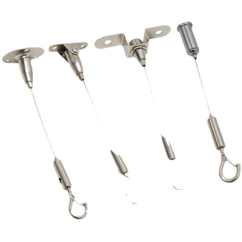 Wire rope hanging code adjustable hanging piece lighting wire rope lamp ...