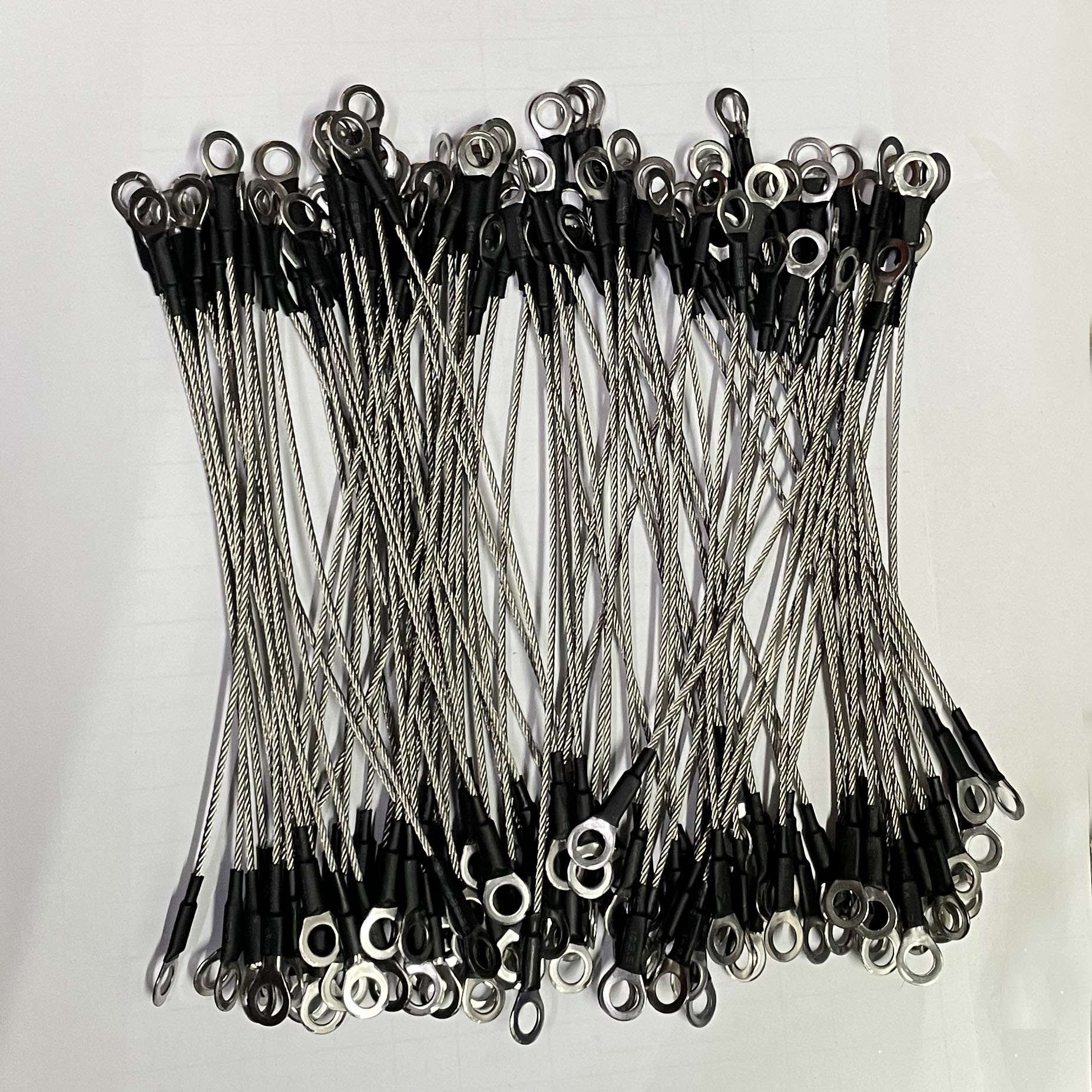 304不锈钢钢丝绳压端子灯具安全绳防坠钢丝绳压接鱼眼端子加工-阿里巴巴