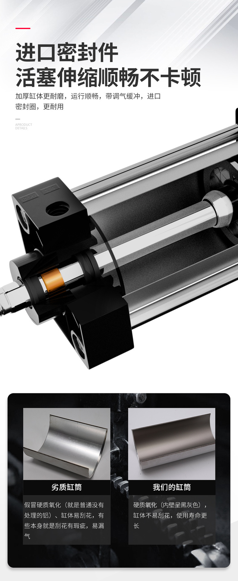 标准大气缸SC200*75/100/150/200/300*350*400*500*600*700X1000-阿里巴巴