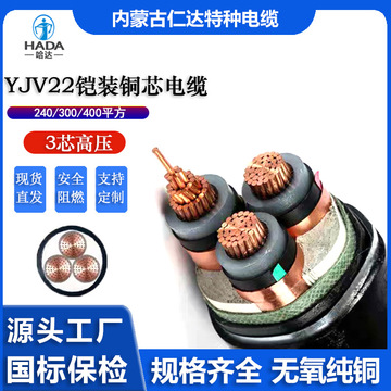 yjv35kv铜芯铠装高压电力电缆yjv22-3*240 300 400 仁达电缆直销-阿里巴巴