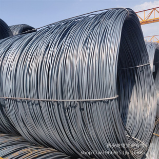 钢材批发市场 热轧高线建筑圆钢工程物资hpb300线材钢筋螺纹-阿里巴巴
