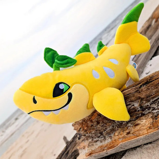 跨境新品Lemon Shark Plush 柠檬鲨鱼毛绒玩偶公仔-阿里巴巴