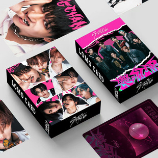 现货 Straykids双面30张小卡 LOMO卡 ins卡 盒装写真照片卡 贺片-阿里巴巴