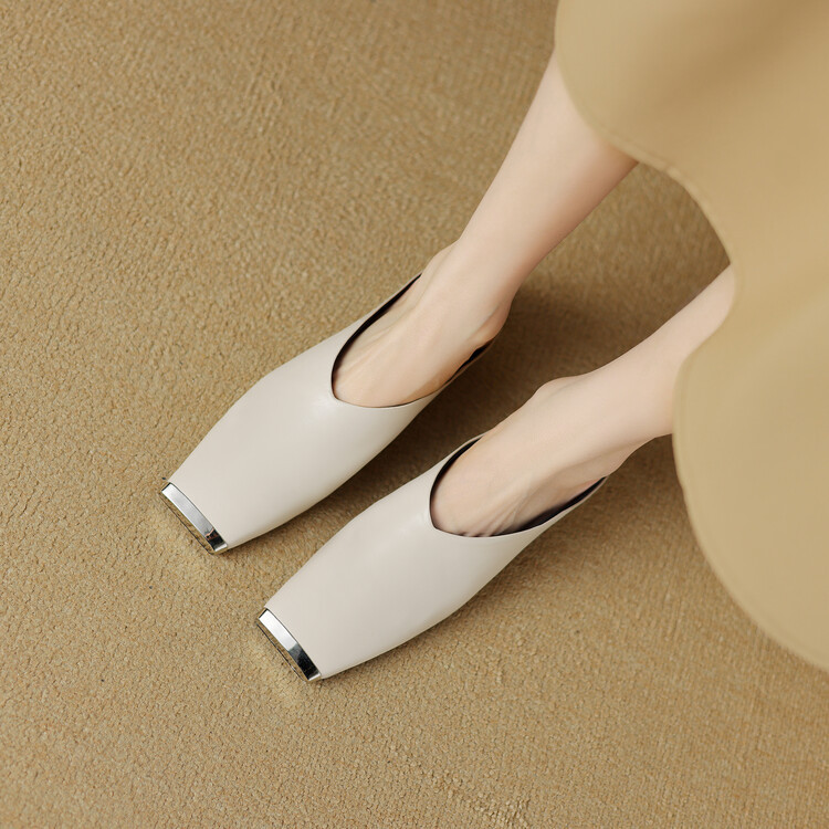 CHIKO Shay Square Toe Block Heels Clogs/Mules Shoes