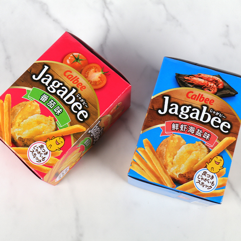 日本品牌卡乐比三兄弟薯条75g膨化零食批发进口Calbee北海道薯条-阿里巴巴