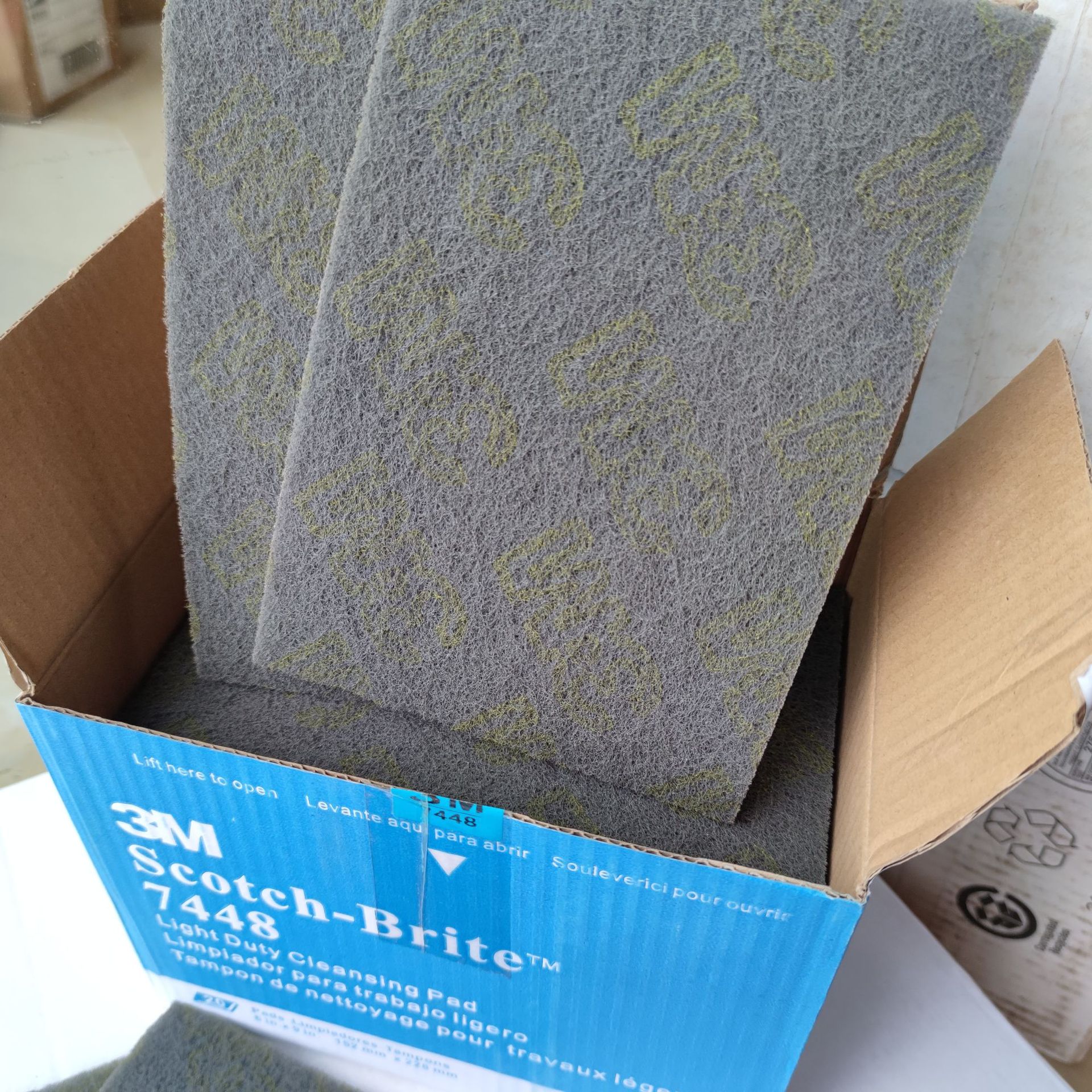 3M7448 工业百洁布3M Scotch-Brite Hand Pad 7448 152*228MM-阿里巴巴