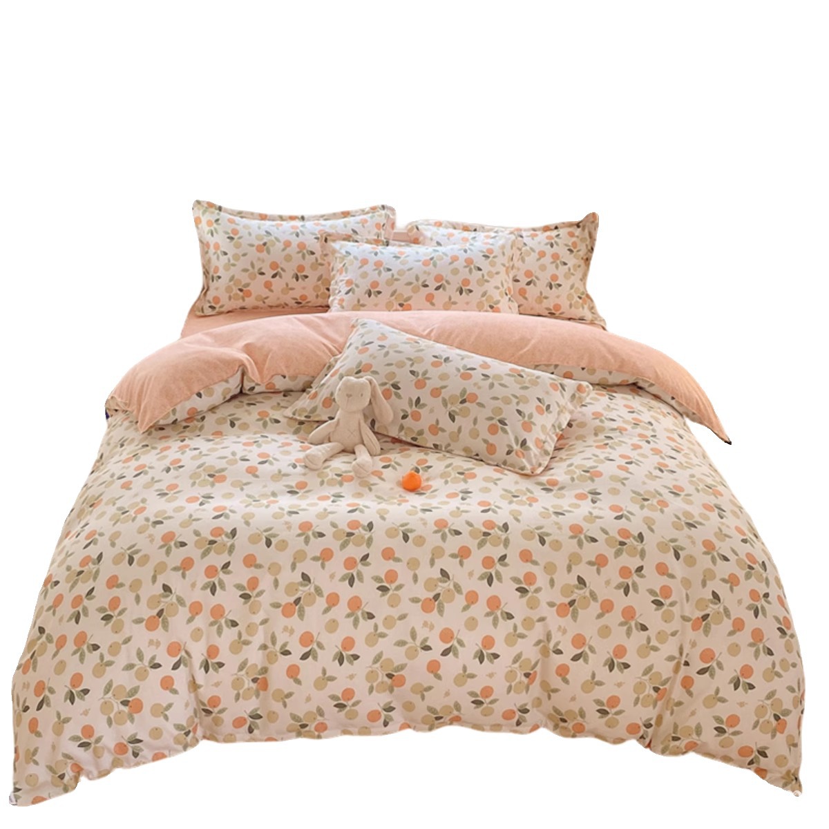 Pure Thickened Skin-friendly Cotton Four-piece Bed Sheet Pure Cotton ...