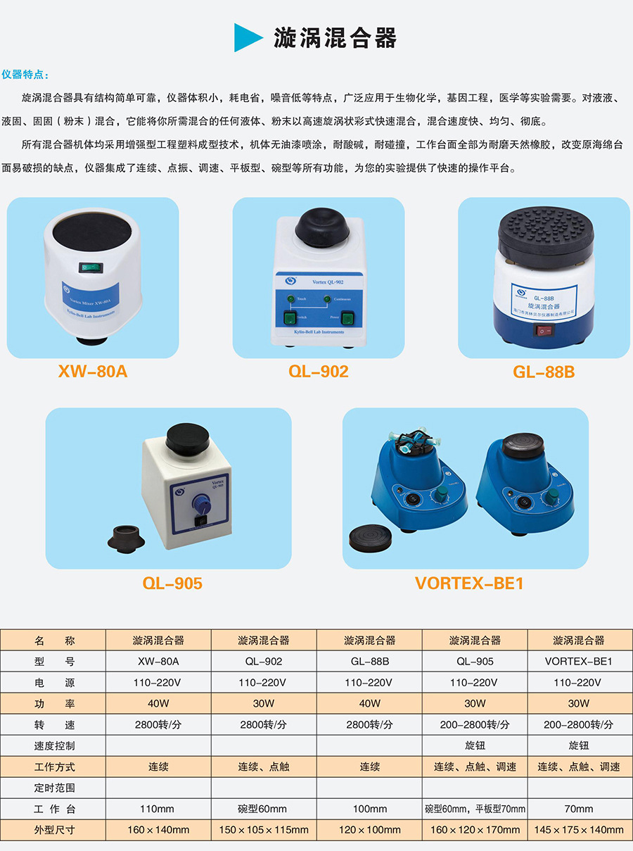 Kylin-Bell/其林贝尔QL-9/8系列旋涡混合器XW-80A混匀仪GL-88B-阿里巴巴