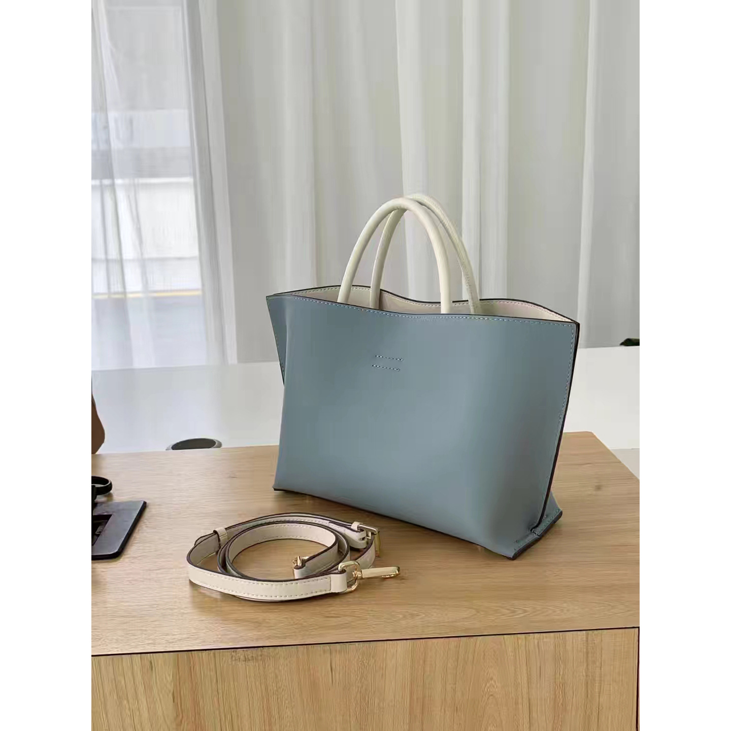 2024春夏新款EVOLY&BLOOM 韩版爆款新潮托特简约手提斜跨通勤女包-阿里巴巴