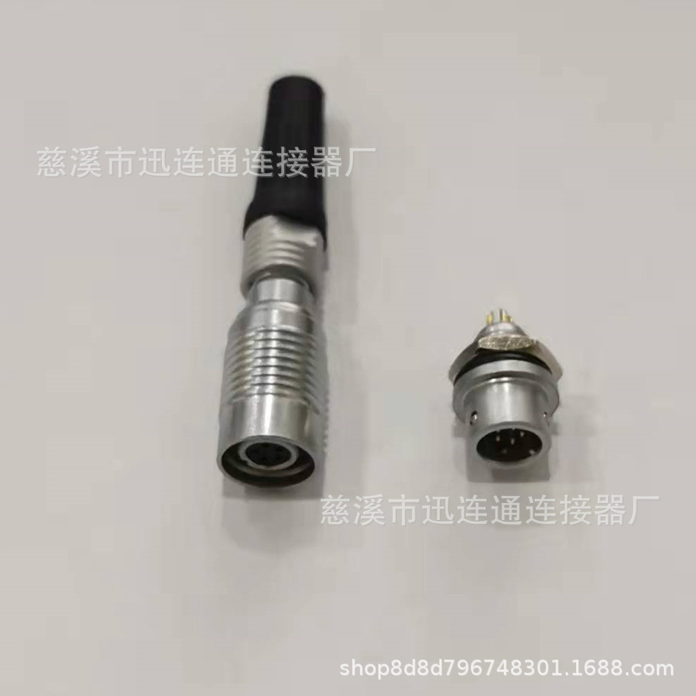 航空插头插座YC6-2芯3芯4芯5芯快速插拔推拉自锁小型M6圆形连接器-阿里巴巴