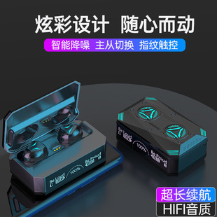 新款私模M98无线蓝牙耳机TWS入耳式数显长续航运动机甲耳机-阿里巴巴