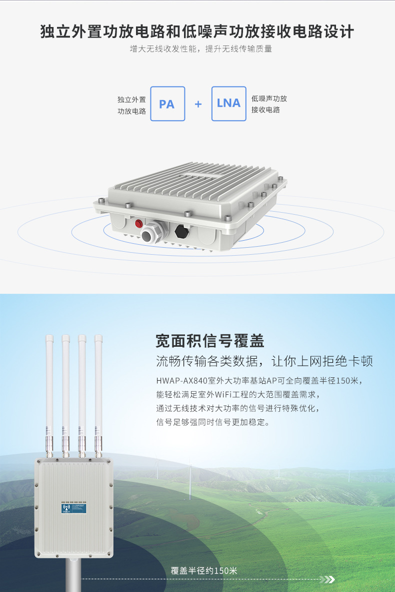 室外wifi6大功率1800M无线ap 工业基站全向wifi路由器户外AP批发-阿里巴巴
