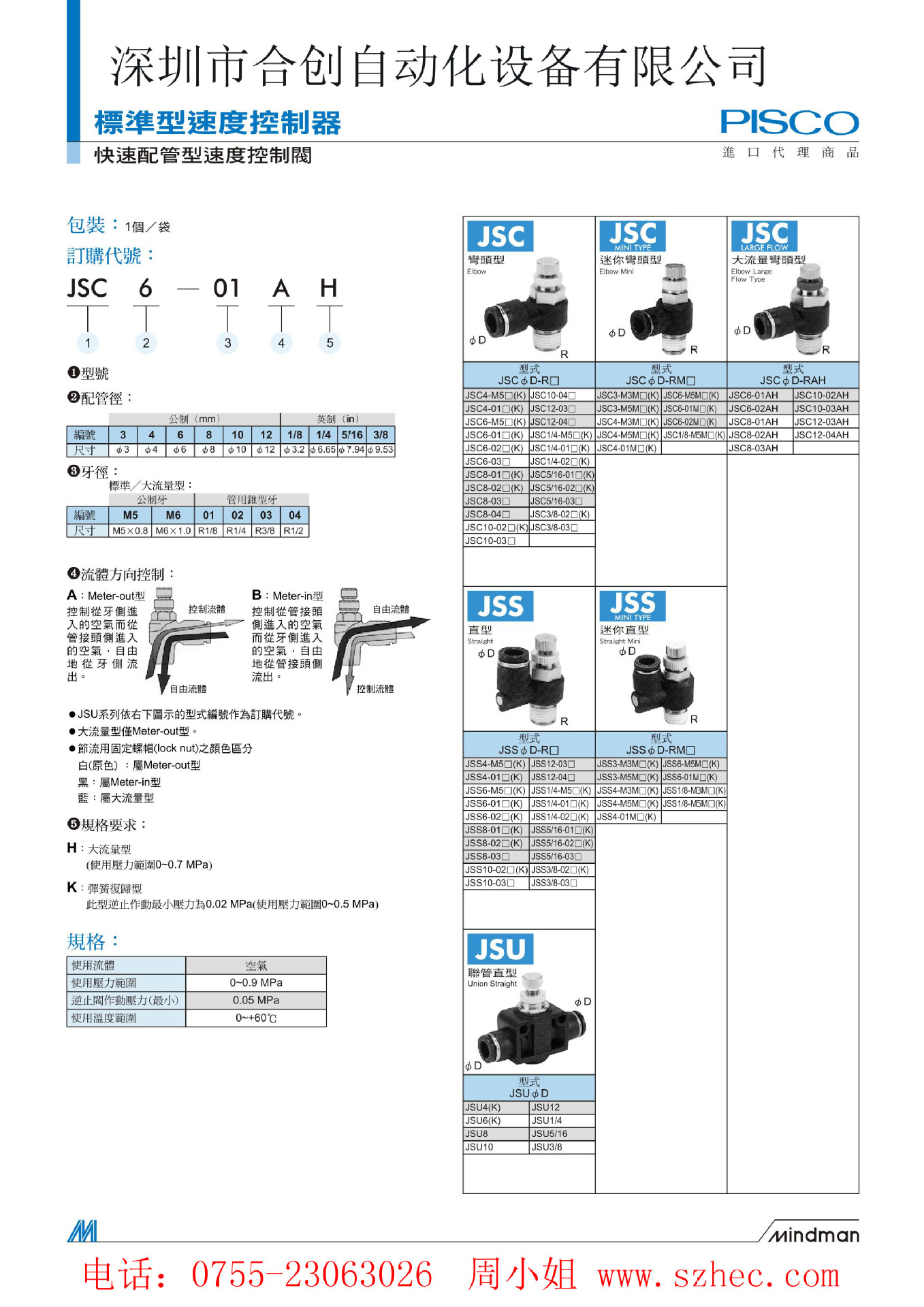JSC4-M3A JSC4-M3B 日本PISCO 节流阀 调速管接头 现货 原装 正品-阿里巴巴