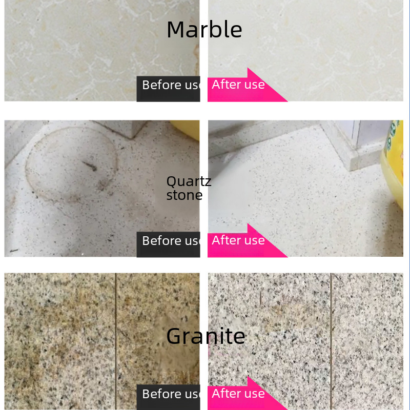 Kitchen marble stone countertop deep cleaning agent penetration strong ...