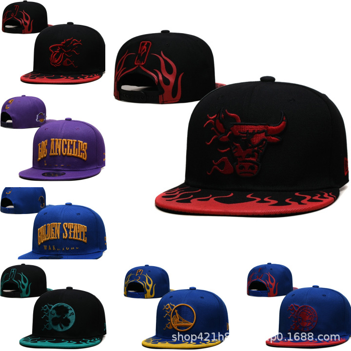 Professional basketball season New Baseball Cap Bull warrior hot fire ...