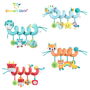 Weaner‘ world新生儿床绕挂件宝宝安抚抓握0-1岁婴儿床车挂玩具-阿里巴巴