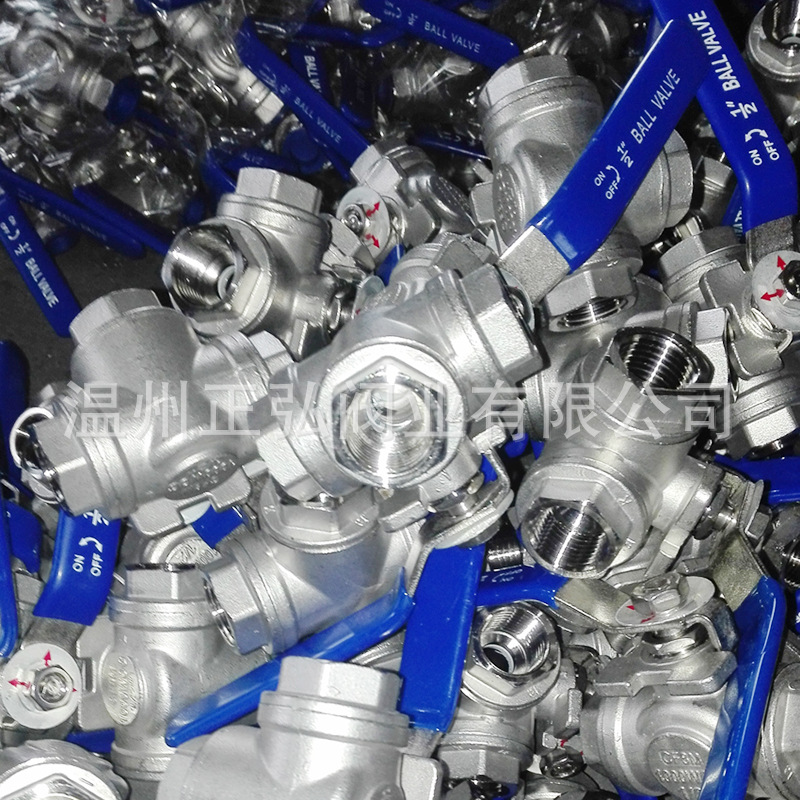 Q14F-16P/Q15F-16P不锈钢三球阀 DN25内丝三通阀L/T型 手动三通阀-阿里巴巴