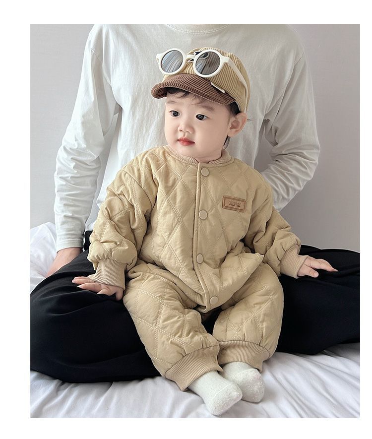 婴幼儿满月外出服冬天棉服婴儿衣服冬装保暖宝宝夹棉连体衣秋冬季-阿里巴巴