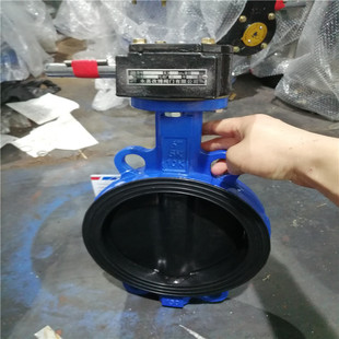 手柄衬胶蝶阀 D71J-16 D371J-16 手动涡轮衬胶对夹蝶阀 污水蝶阀-阿里巴巴