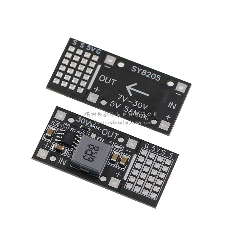 DC-DC MP2482 SY8205 直流降压模块 7V-24V转5V舵机驱动电源板-阿里巴巴