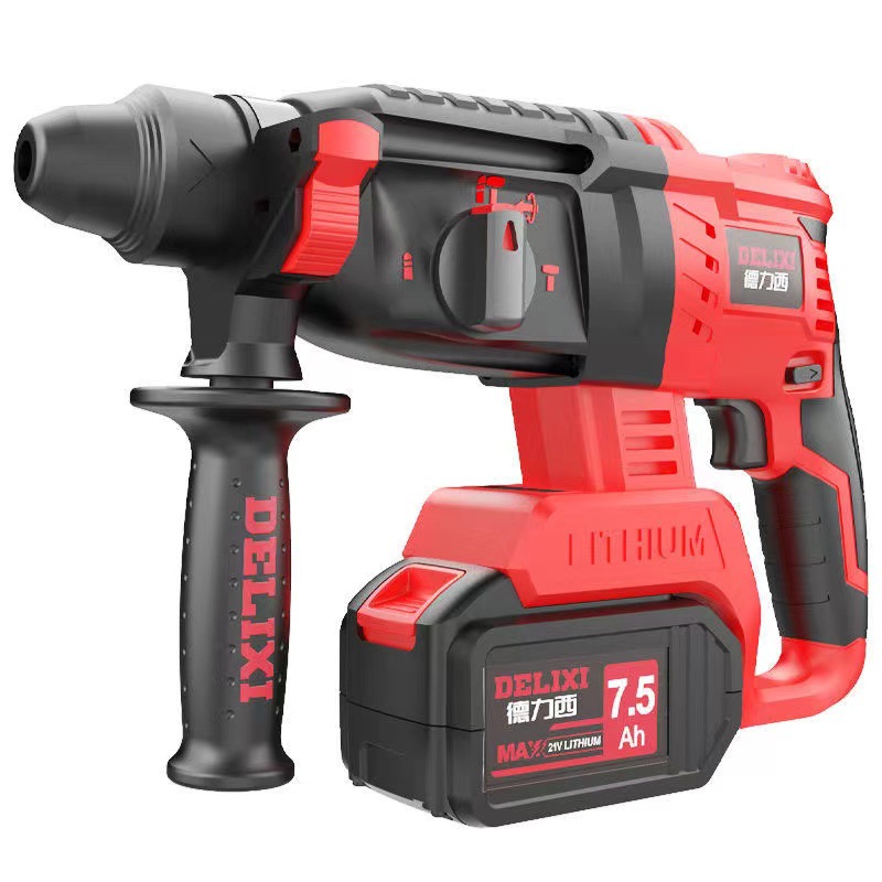 Delixi brushless rechargeable electric hammer pick three high-power ...