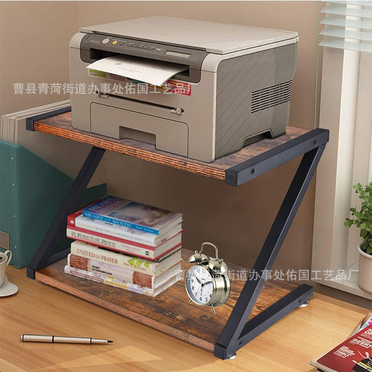 办公室桌上架多层收纳架小层架书桌支架文件夹架子桌面打印机置物-阿里巴巴