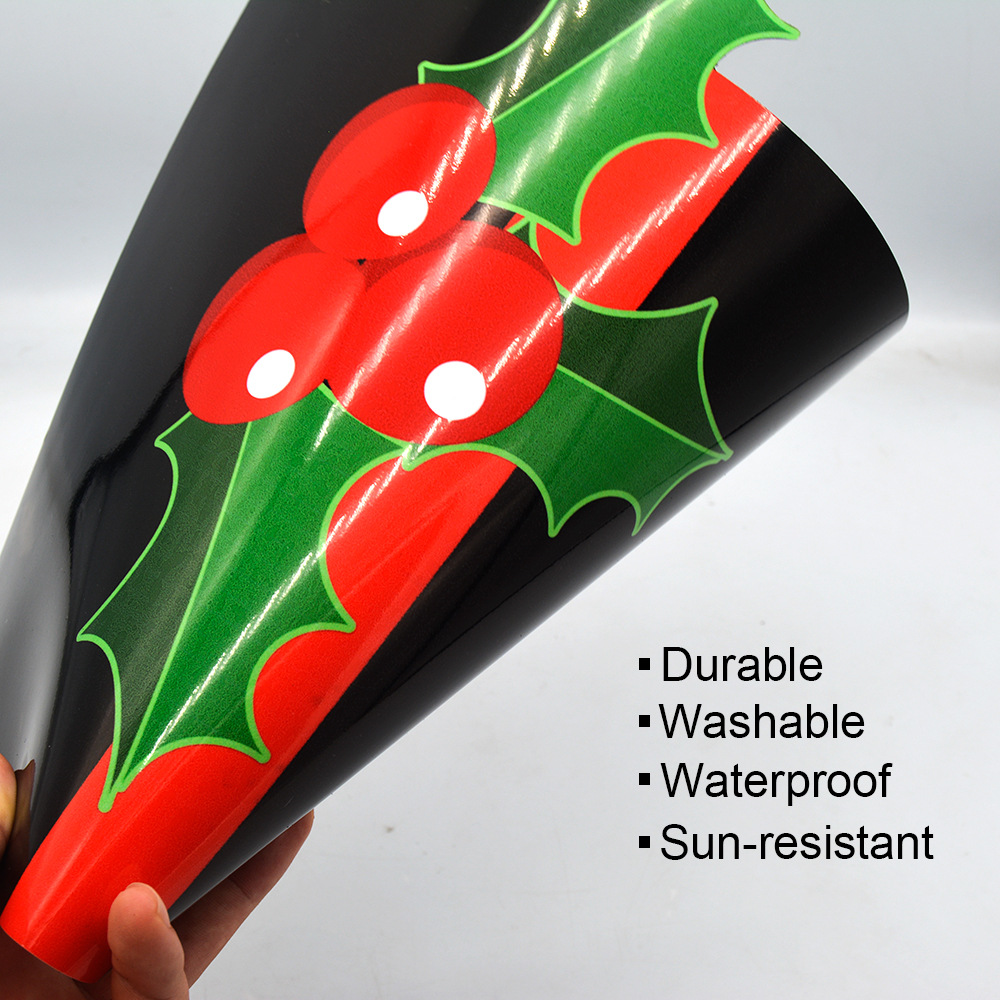 X011-015 跨境圣诞节大尺寸车库贴门贴圣诞老人雪人节日装饰PVC-阿里巴巴