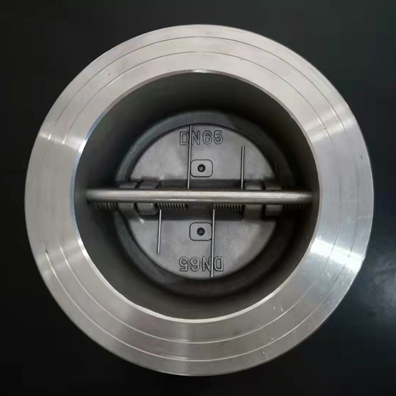 H76W-16P 不锈钢304对夹式止回阀 蝶型双瓣式逆止阀工厂批发DN40-阿里巴巴