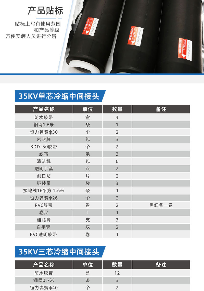 西熔35KV冷缩电缆中间接头JLS-35KV单三芯高压附件绝缘套管防爆盒-阿里巴巴