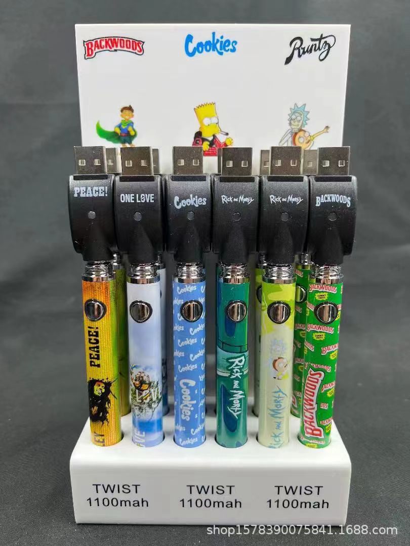 Backwoods Vape Battery 510 Thread 1100mAh Batteries Preheat-阿里巴巴