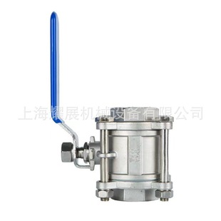 Q61F-16P 304不锈钢三片式焊接球阀 内螺纹球阀 对焊式带手柄球阀-阿里巴巴