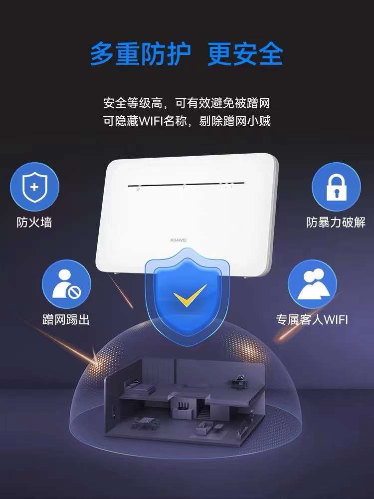 适用华为B535-836 4G全网通无线路由器千兆随身WiFi卡托插卡版5G-阿里巴巴