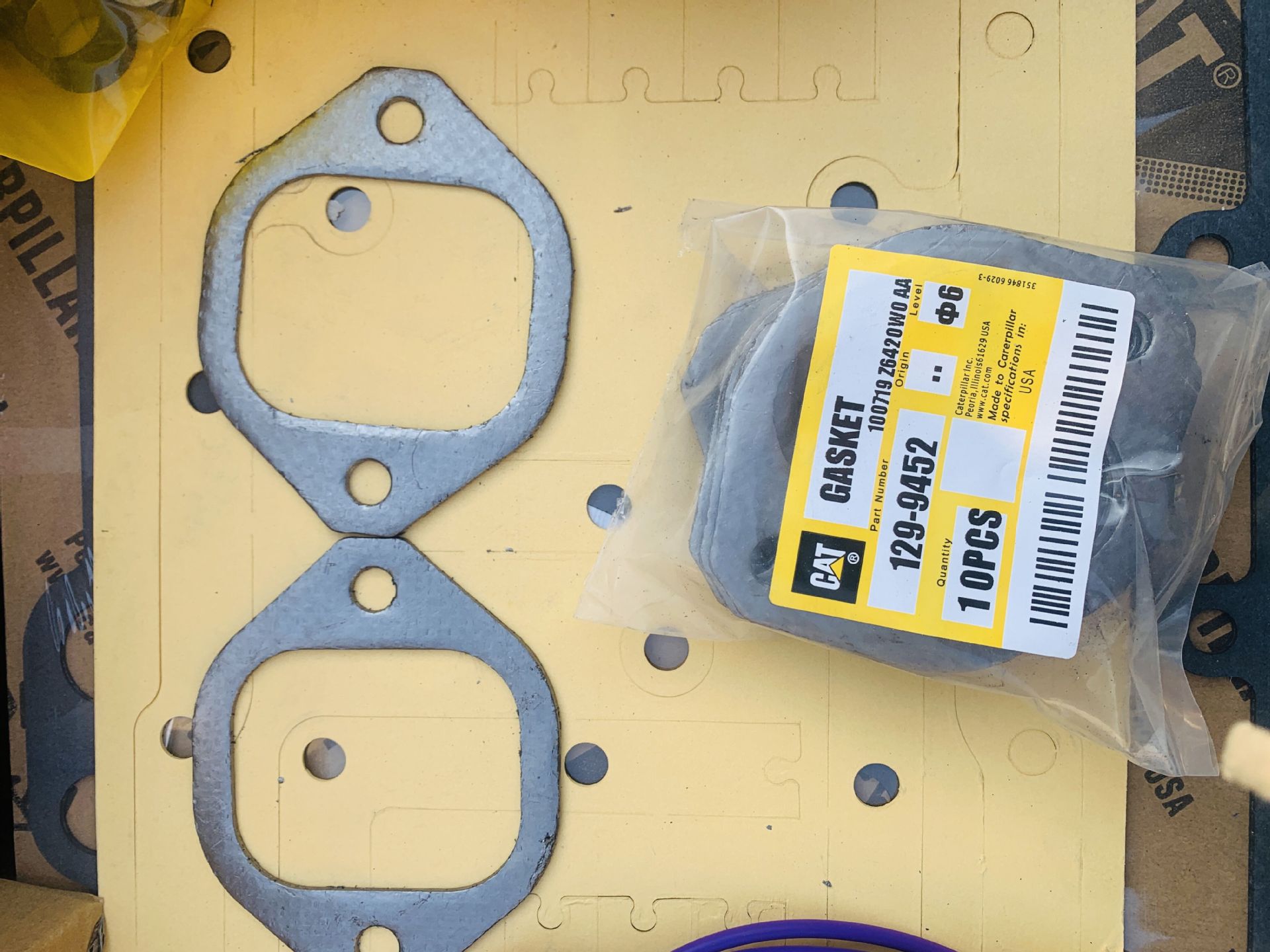 供应卡特彼勒3412柴油发动机排气管垫片129-9452-阿里巴巴