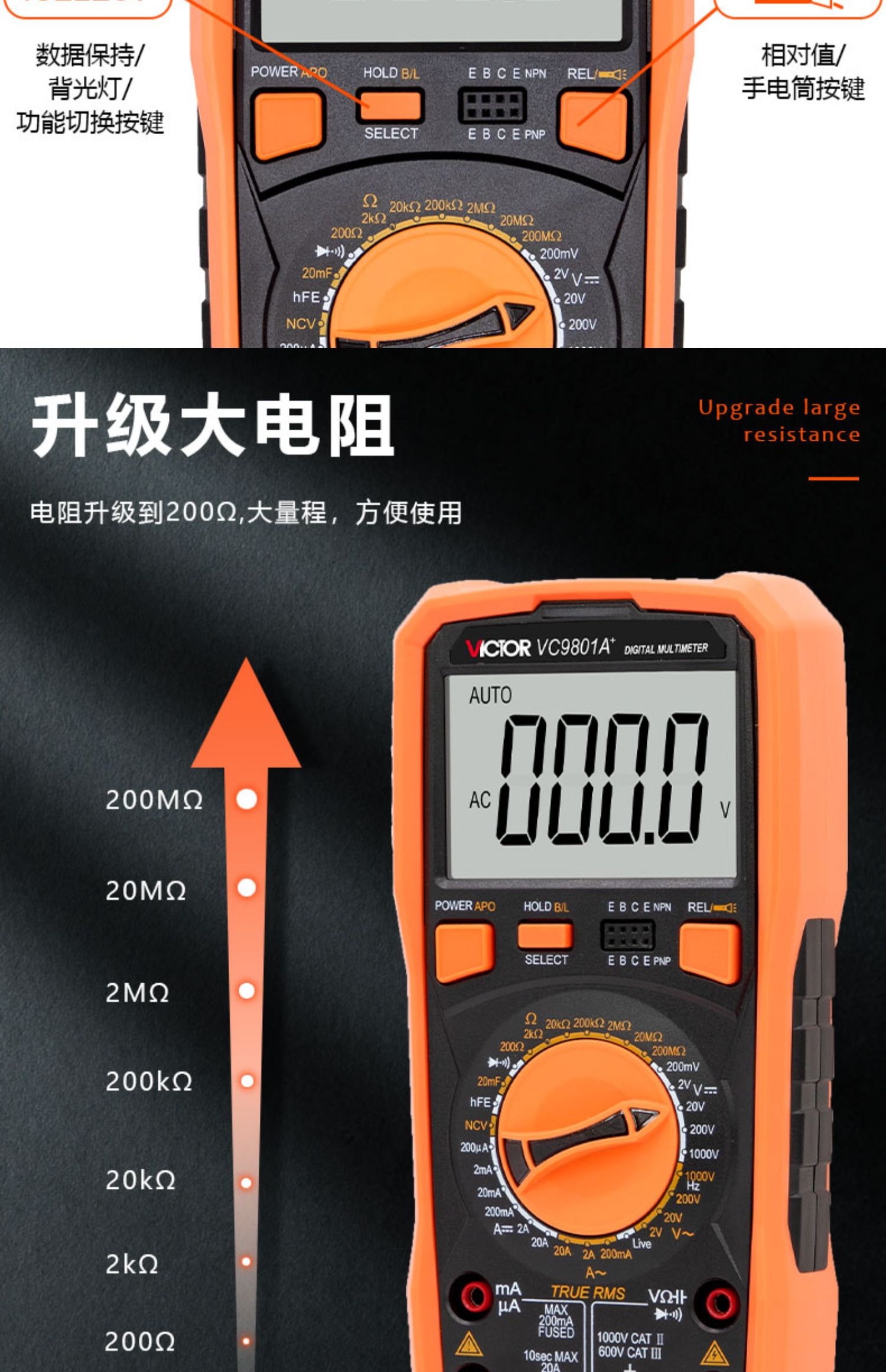 胜利VC9801A+VC9802A+VC9804A+VC9805A+数字万用表VC9808+万能表-阿里巴巴