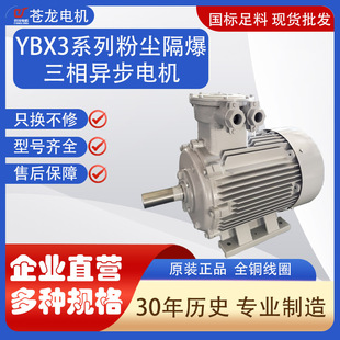 4极卧式YBX3防爆电机0.55kW三相异步电动机BT4工业隔粉尘交流电机-阿里巴巴