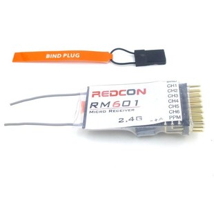 REDCON DSMX接收机 RM601 AR6100E PPM信号输出穿越机/DSM2接收-阿里巴巴