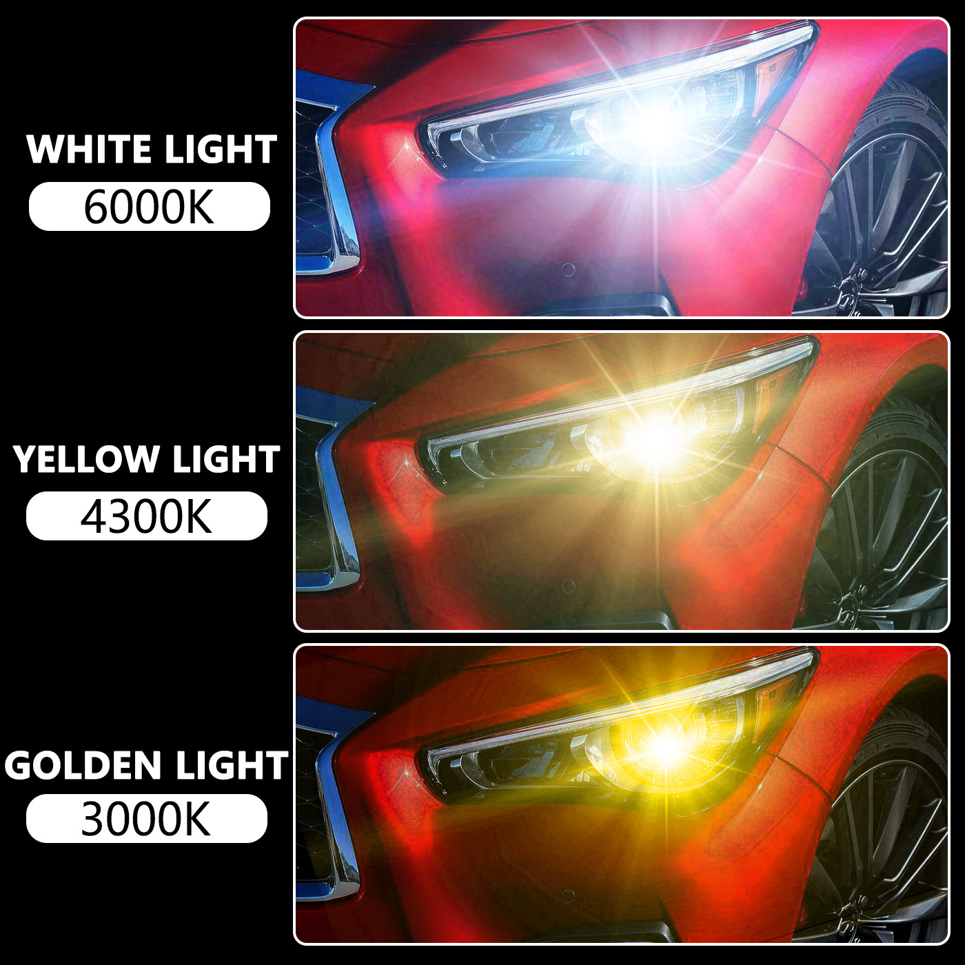 PSX26W高亮LED大灯SP13W汉兰达A4L英朗GL8雾灯泡森林人白光黄金光-阿里巴巴