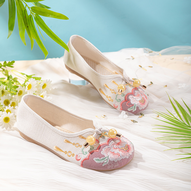 old Beijing cloth shoes female folk Fairy Hanfu Shoes for Women Girls ...