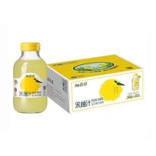 柚香谷双柚汁宋柚汁柚子香柚汁常山胡柚饮料果汁整箱300ml*20瓶-阿里巴巴