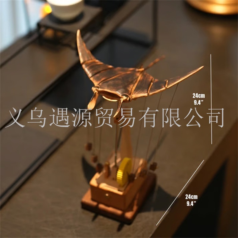 新品Electric Bionic Manta Ray Ornament电动仿生蝠鲼摆件-阿里巴巴