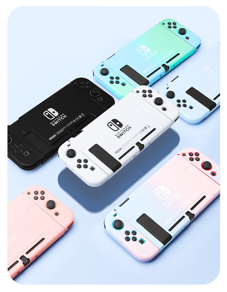 任天堂switch保护套switcholed手柄壳ns配件oled底座硬壳亲肤渐变-阿里巴巴