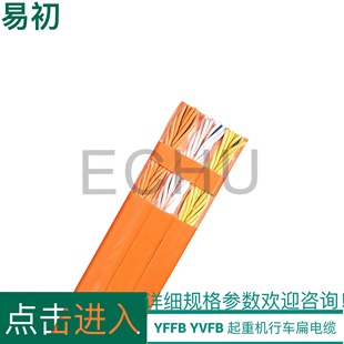 起重机，行车扁电缆 YFFB YVFB YFFBG 随行电缆4*1.5，规格可选-阿里巴巴