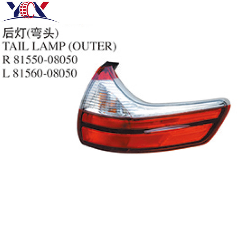 适用于丰田 塞纳 15款 弯头 后尾灯 L:81560-08050 R:81550-08050-阿里巴巴