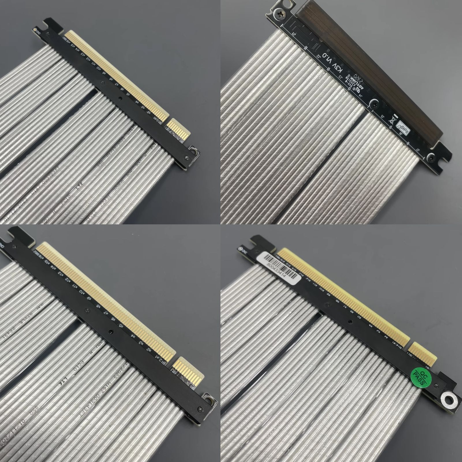 ADT PCI-E延长线x16 公对公 母对母 pcie TX-RX信号线 镀银抵抗阻-阿里巴巴