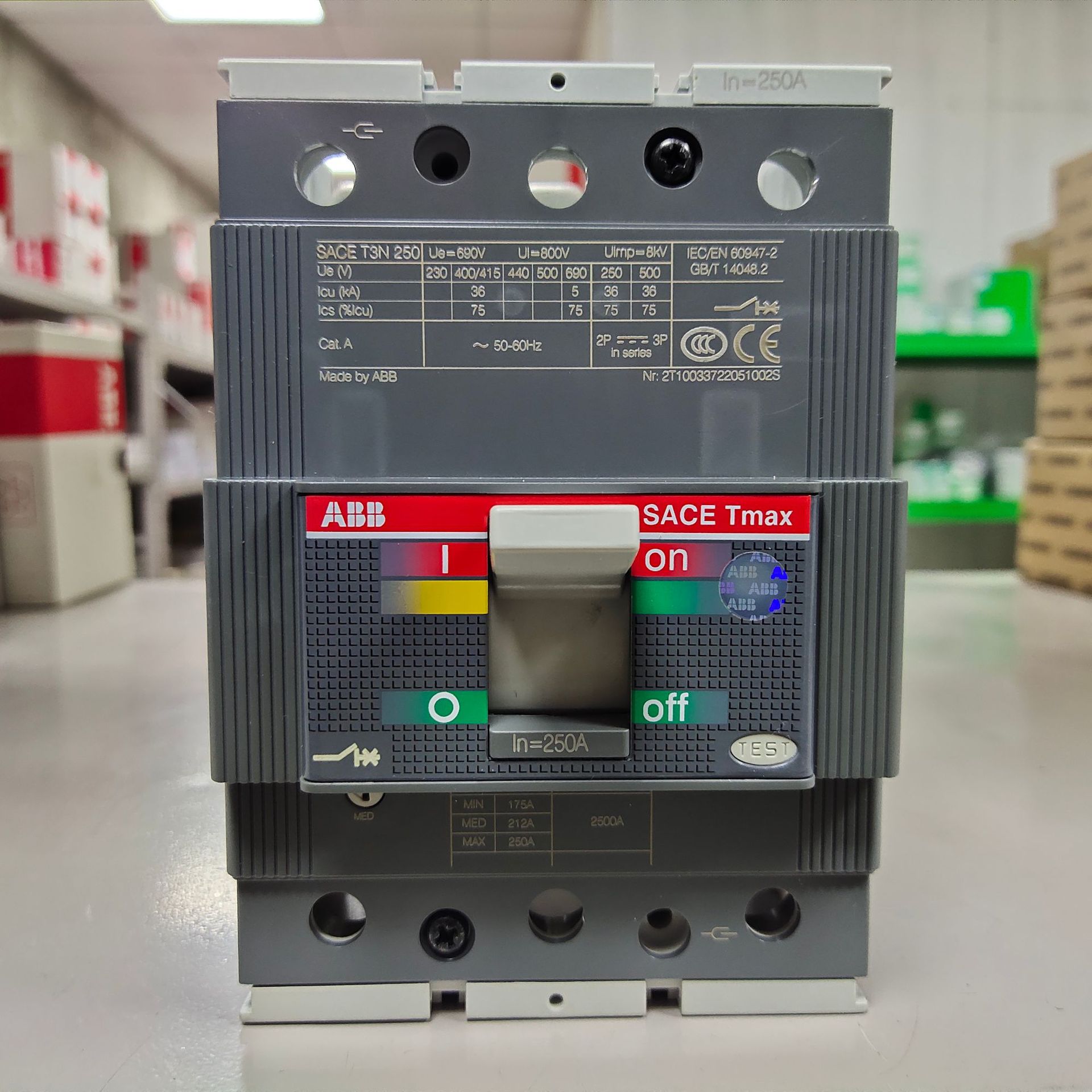 ABB空气断路器E2N 2500 T LSI 3P WMP NST-阿里巴巴