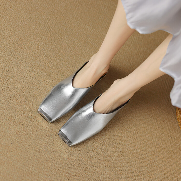 CHIKO Shay Square Toe Block Heels Clogs/Mules Shoes