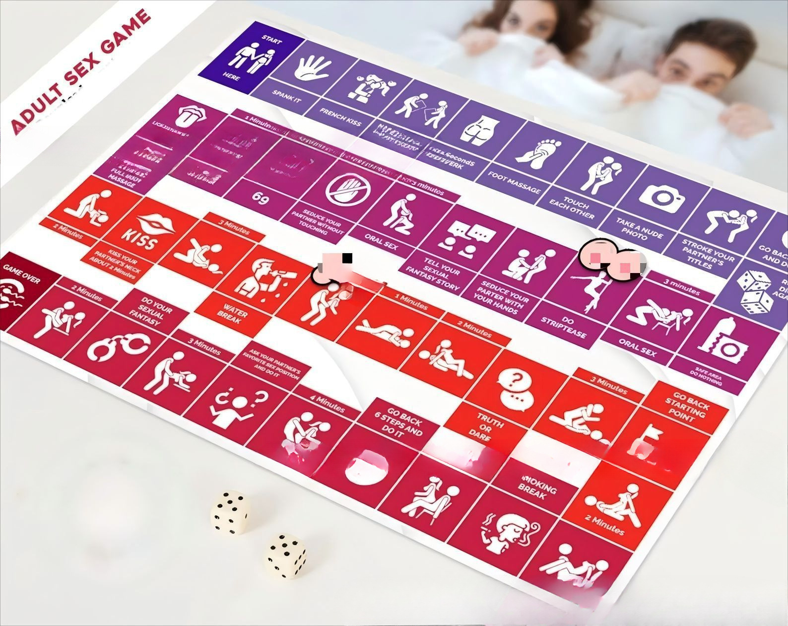 跨境Couples Intimacy Board Game情侣亲密关系棋盘游戏-阿里巴巴
