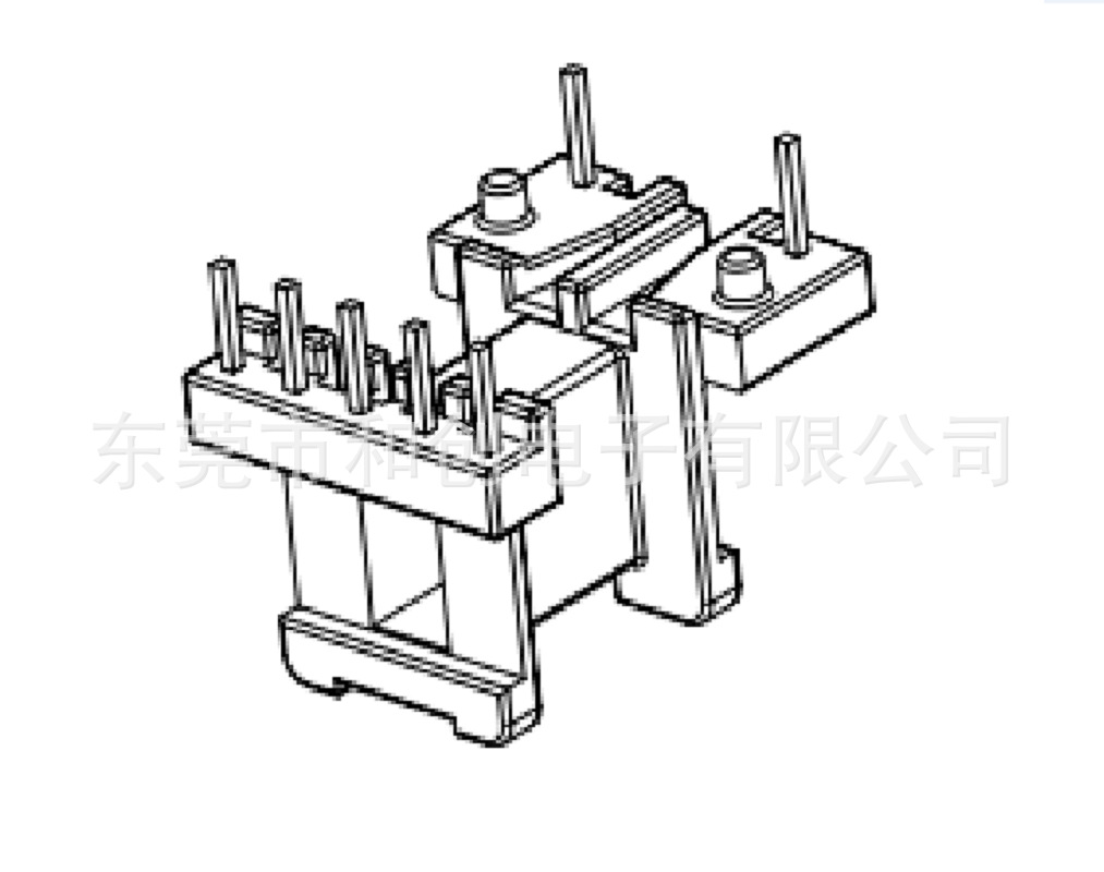 EE13变压器骨架EE13电木骨架EE13卧式骨架BOBBIN 5-2-阿里巴巴