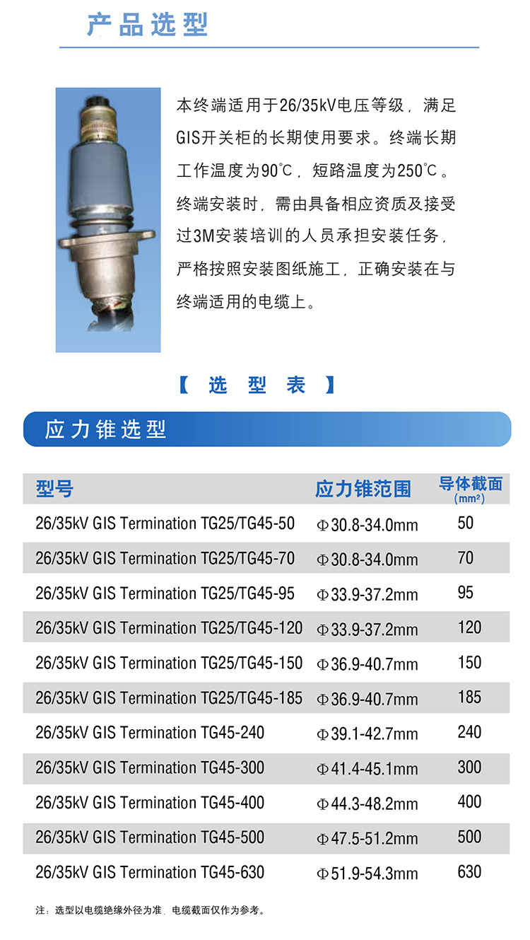 3M 35kV内锥式插拔电缆终端头 GIS插拔头TG25/TG45-阿里巴巴